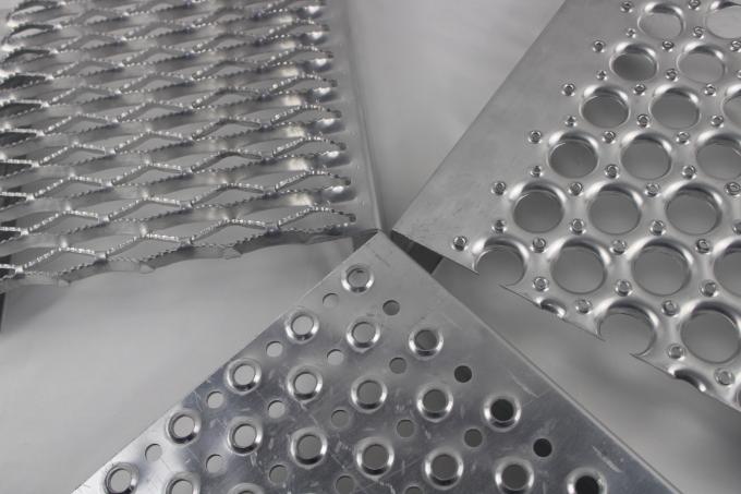 Anti Skid Plate Railing Embossed Sheet Aluminum Grip Strut Walkway ...