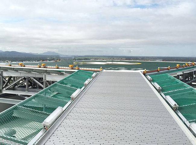 Chain Link Helipad Helideck Safety Net High Tensile Strength And Load ...