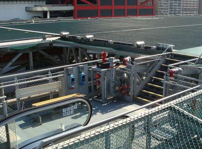 Helicopter Landing Helideck Safety Net Perimeter Safety Netting