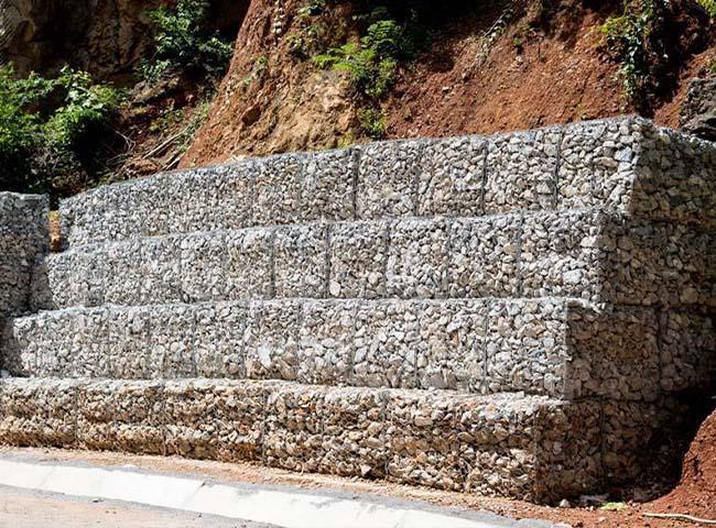 Landscape Welded 5mm Gabion Baskets Wire Mesh Rock Retaining Wall
