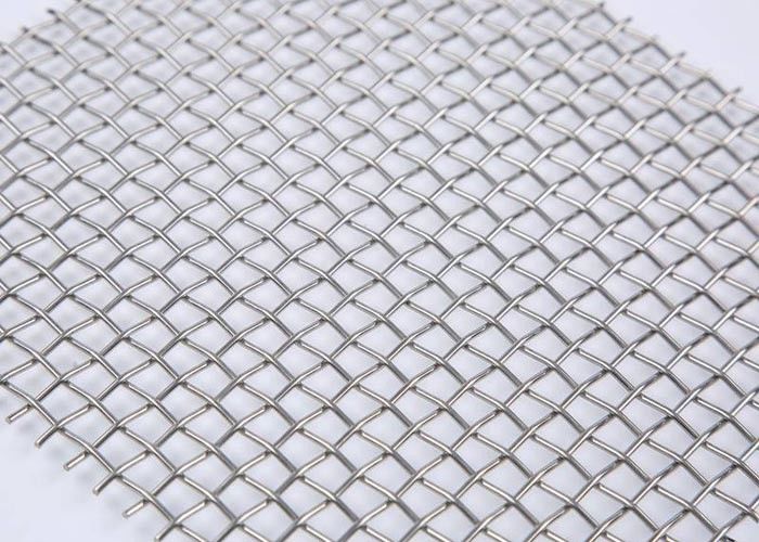 Stainless Steel Plain Weave Woven Wire Cloth For Filter , Window Screens