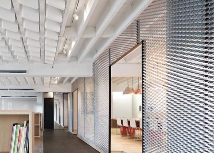 Aluminum Expanded Metal Partition Wall for Both Permanent and Temporary ...