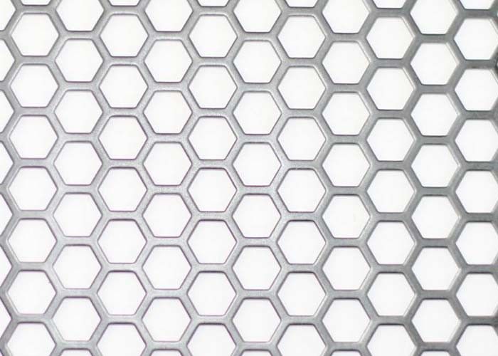 Hexagonal Hole Perforated Metal Sheet Versatile, Stable And Economical ...