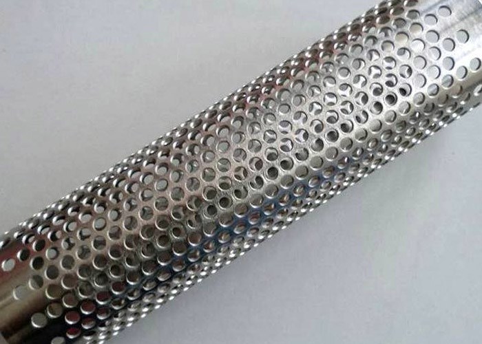 Mild Carbon Steel Perforated Pipe Filter Screen Mesh With Perfect ...