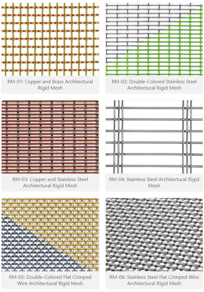 Architectural Rigid Mesh for Building Facade Decoration