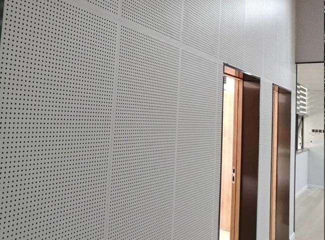 Perforated Metal Internal Wall Creative and Modern Interior Design ...
