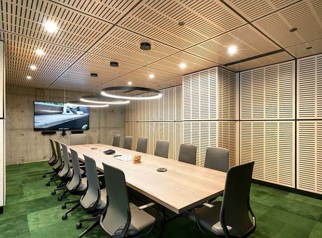 Perforated Metal Internal Wall Creative and Modern Interior Design ...