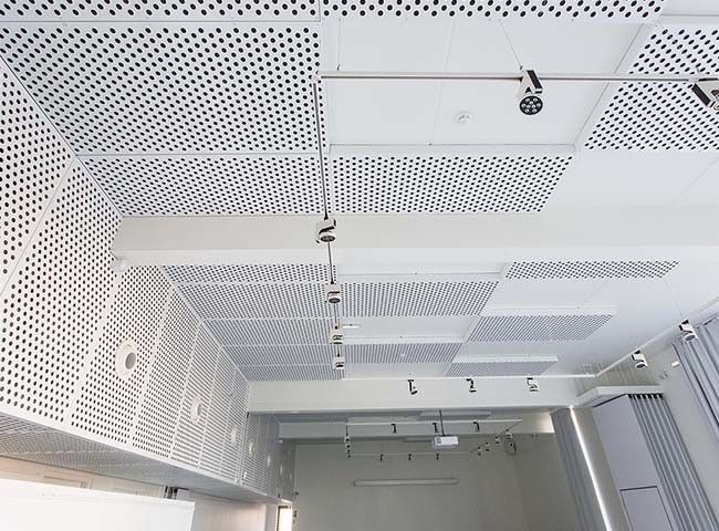 Perforated Metal Ceiling – Smooth And Monolithic Appearance For ...