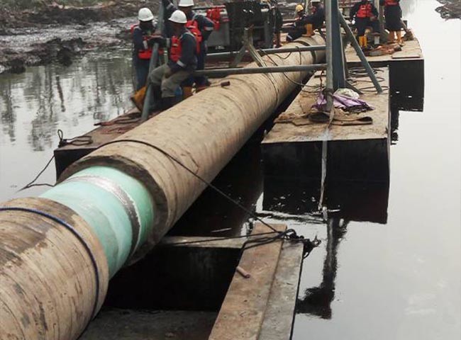 2mm Galvanized Welded Wire Mesh Subsea Pipe Concrete Coating Reinforcement