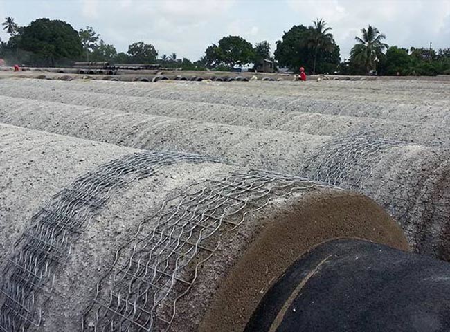 2mm Galvanized Welded Wire Mesh Subsea Pipe Concrete Coating Reinforcement